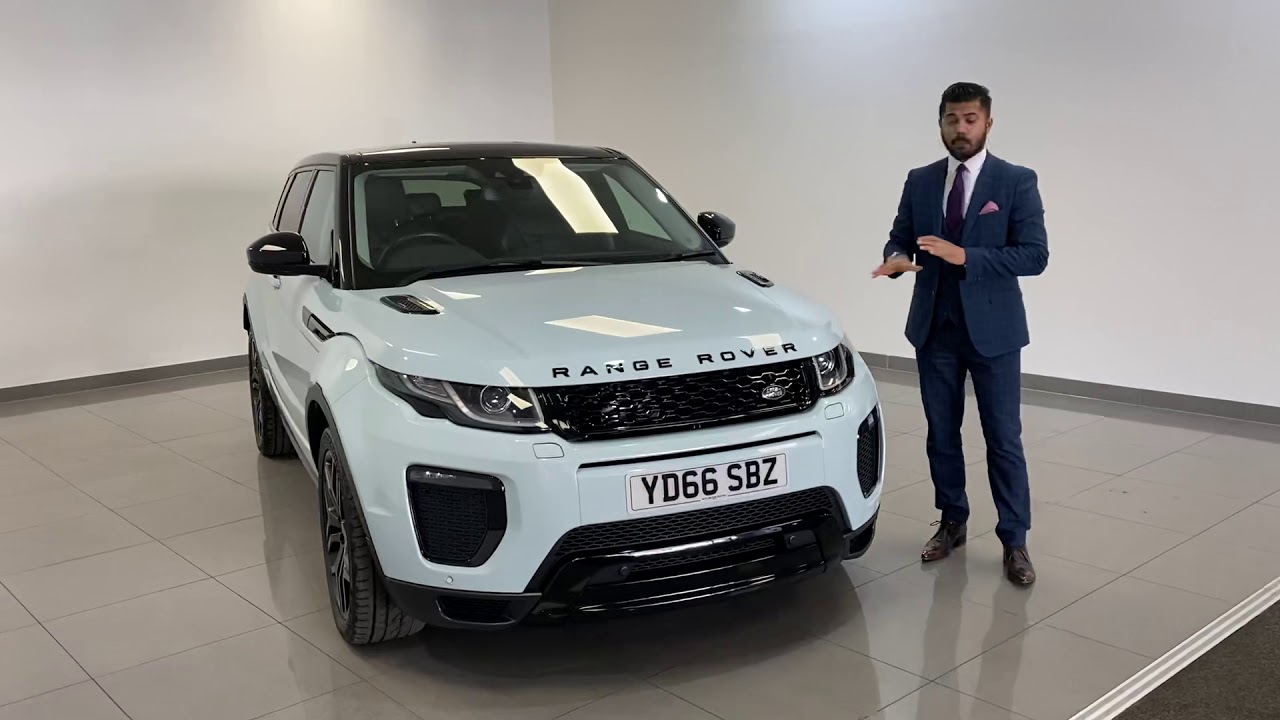 Barltoro Ice Blue Range Rover Evoque 2.0 TD4 HSE Dynamic (Black Pack ...