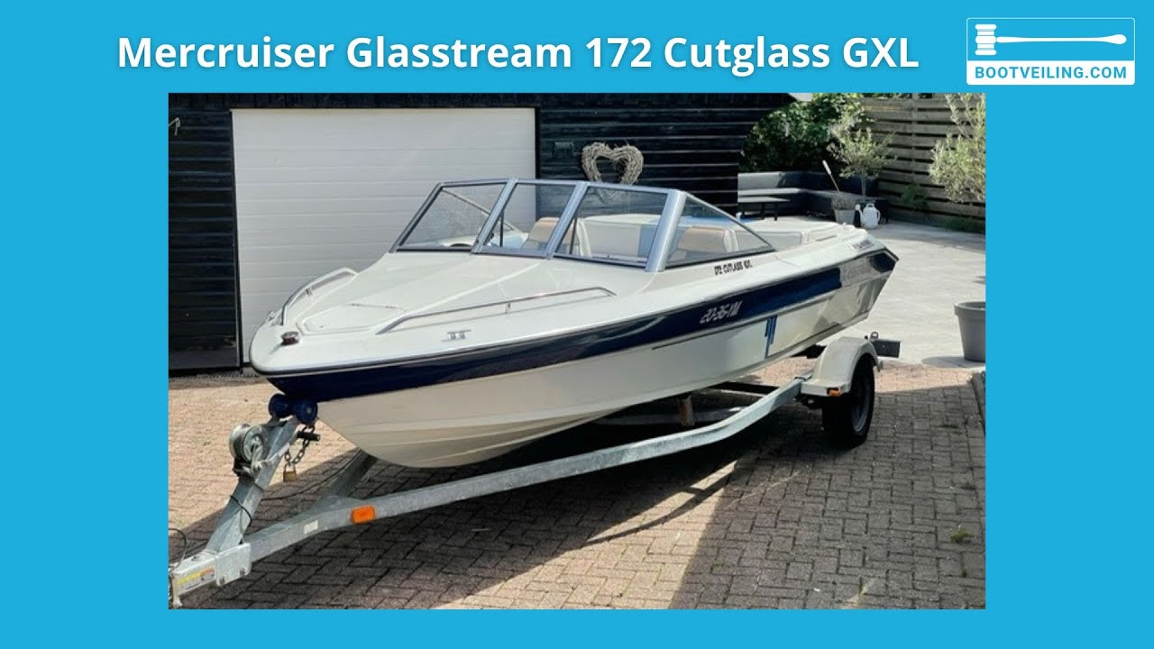 Mercruiser Glasstream 172 Cutglass GXL - YouTube