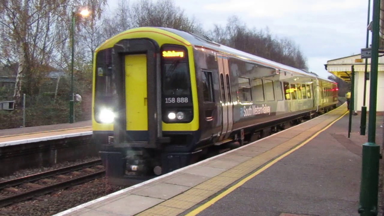 NEW LIVERY South Western Railways 158888 - YouTube