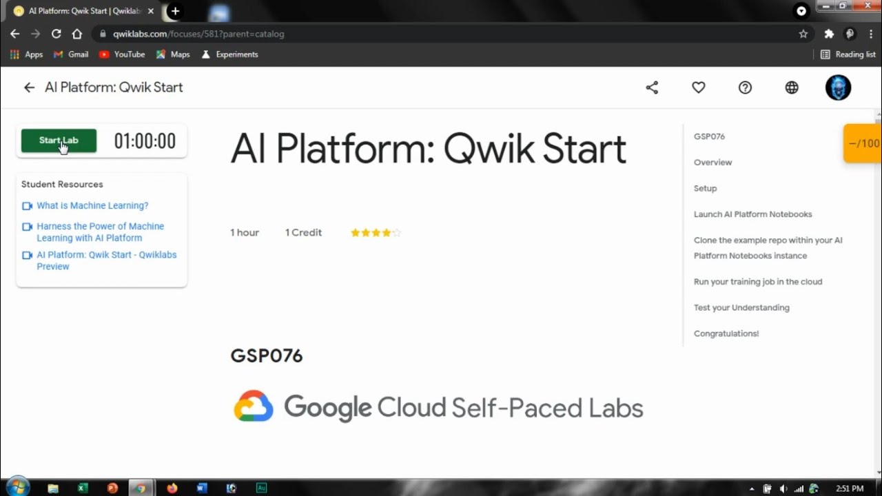 AI Platform: Qwik Start | Qwiklabs [GSP076] | 30 Days Of Google Cloud ...
