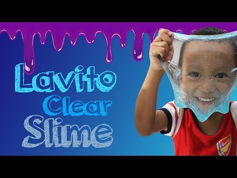 Cara Membuat Slime Bening Transparan - DIY Clear Crystal Slime Tutorial (Indonesia) -