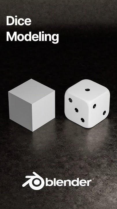 Blender Dice Modeling #blender #blender3d #blendertutorial #b3d #3d - YouTube