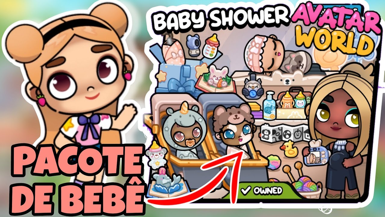 👶🏻Compramos o novo pacote BABY SHOWER no Avatar World! New Update - YouTube