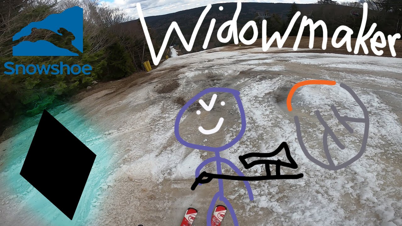 Widowmaker (Black Diamond) @ Snowshoe, WV (March, 2022) - YouTube