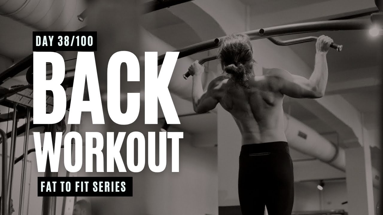 Back workout| Day 38/100 | Fat To Fit Series - YouTube