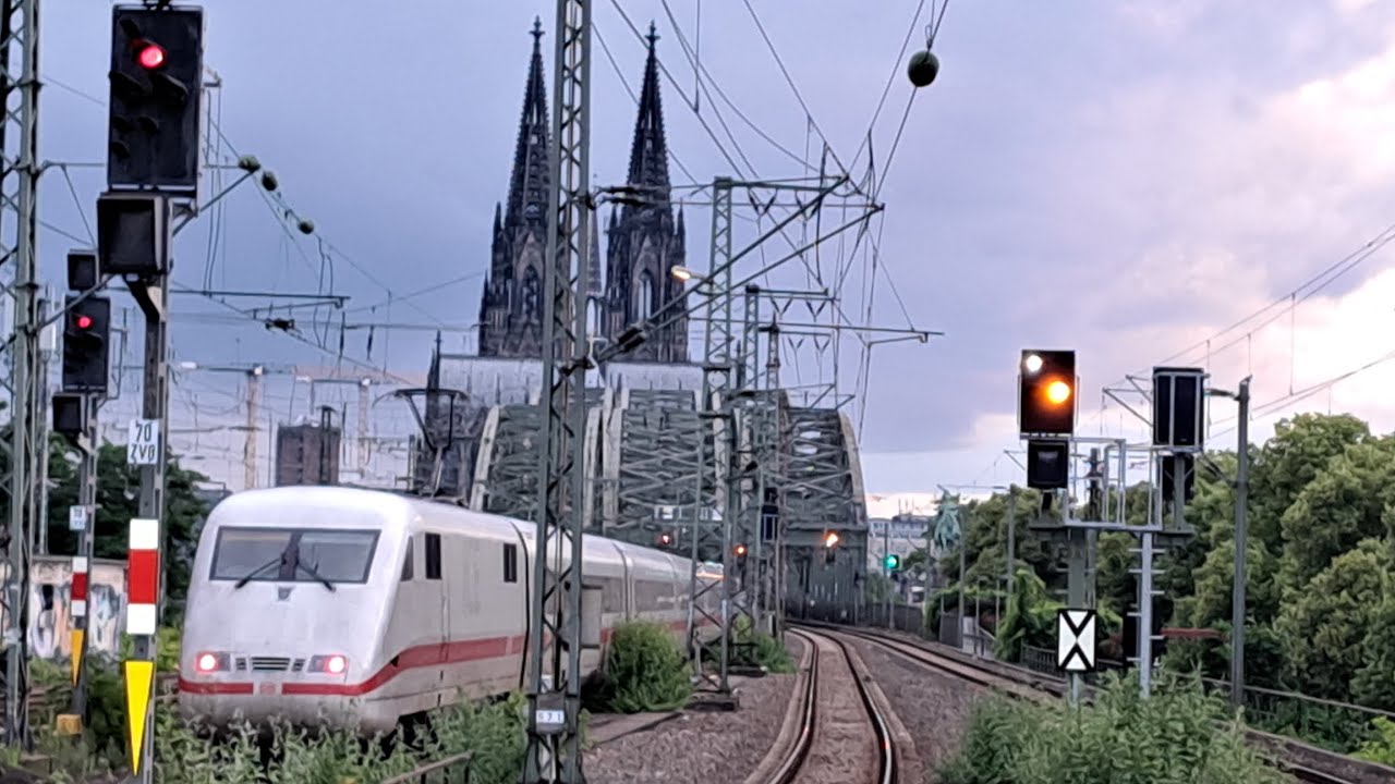 ICE 1(Br401) in Köln Messe Deutz - YouTube
