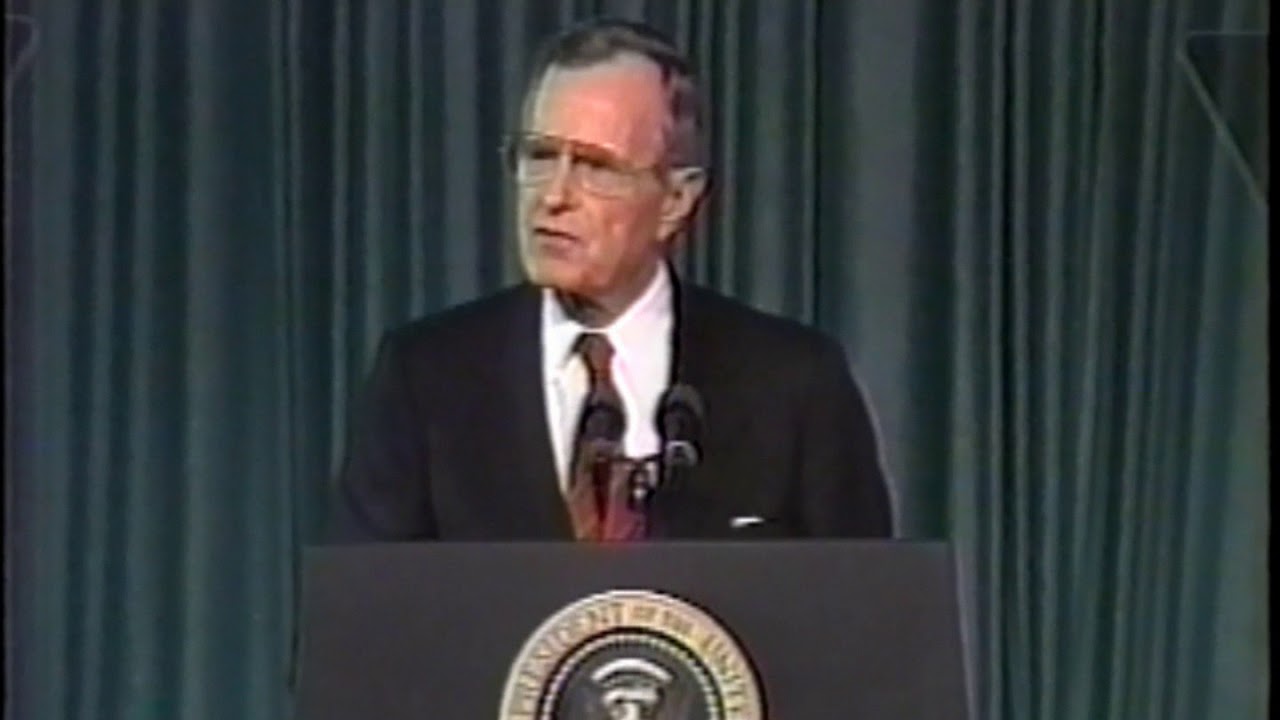 President George H. W. Bush's Address at 1992 NRB Convention - YouTube