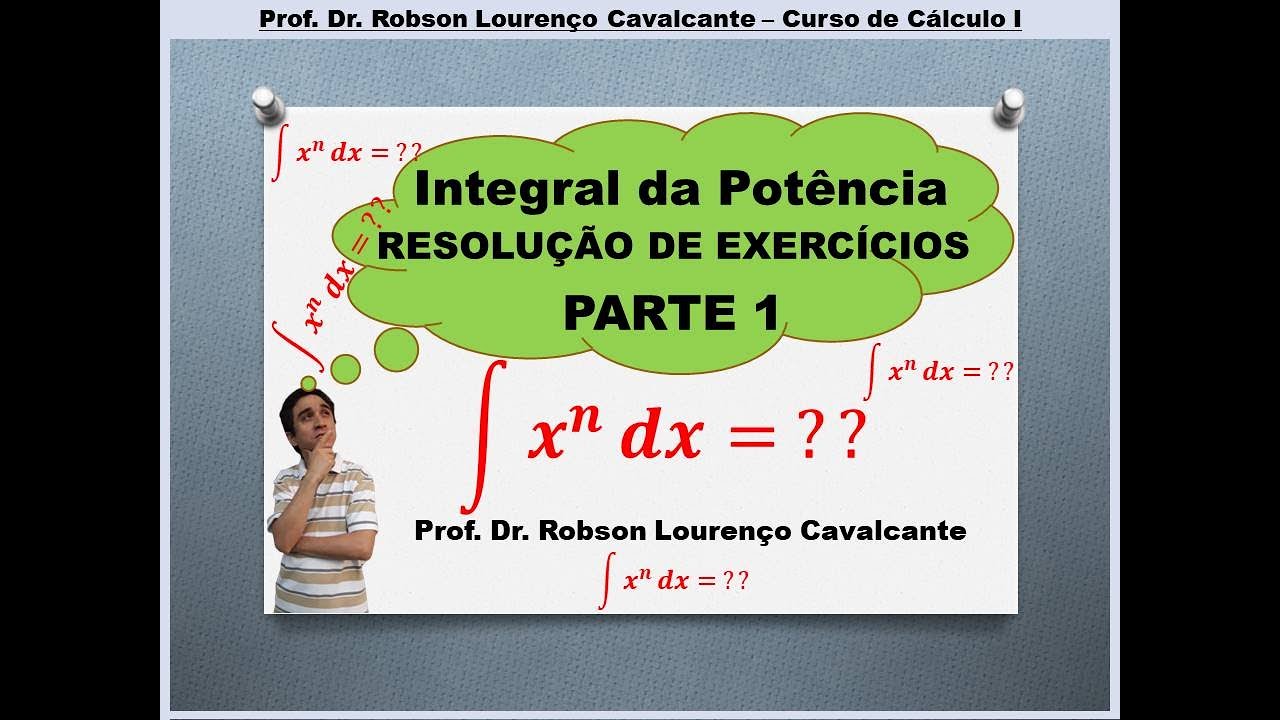 Integral da potência EXERCÍCIOS RESOLVIDOS #01 - YouTube