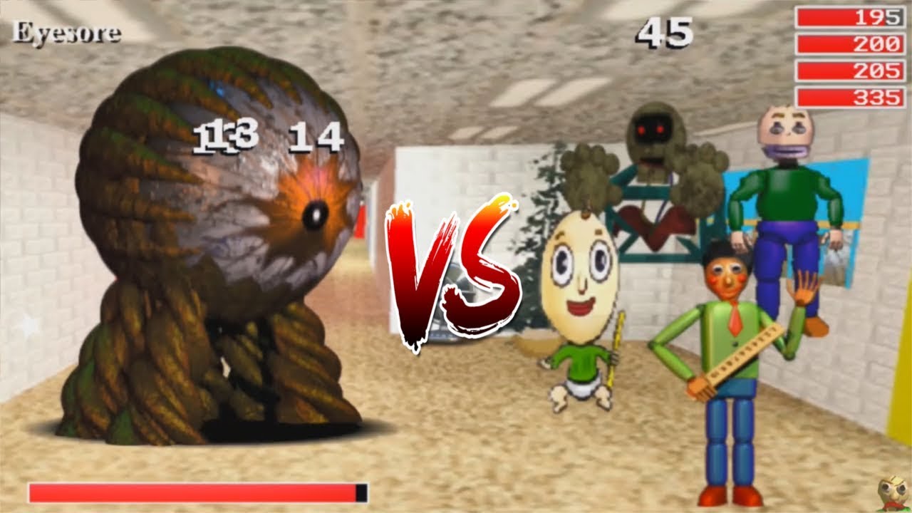 Baldi And The Team VS BOSS (FNaF World MOD) - YouTube