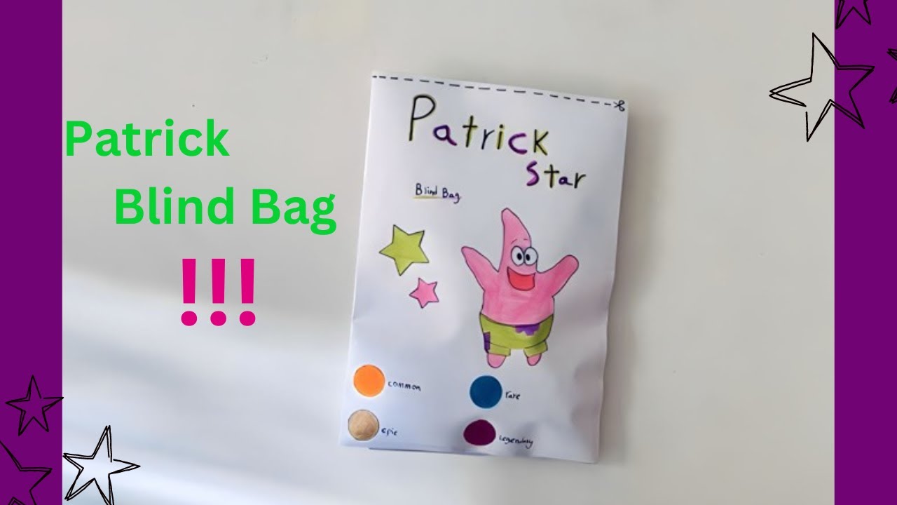 Patrick BLIND BAG!🌟💚💖/ASMR/ satisfying opening blind bag // ASMR ...