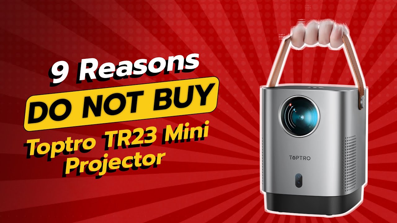 DON'T BUY Toptro TR23 Mini Projector WITHOUT WATCHING THIS! 🚫📽️ - YouTube