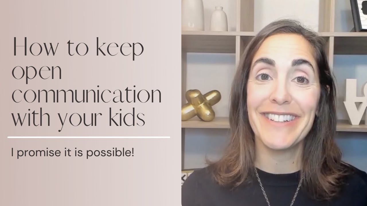 How you can keep open communication with your kids! - YouTube