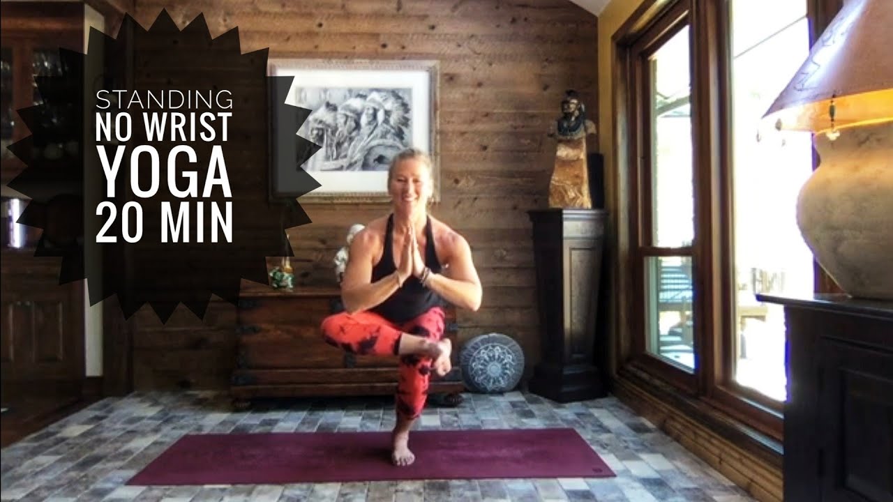 Standing No Wrist Full Body Yoga || 20 Min - YouTube
