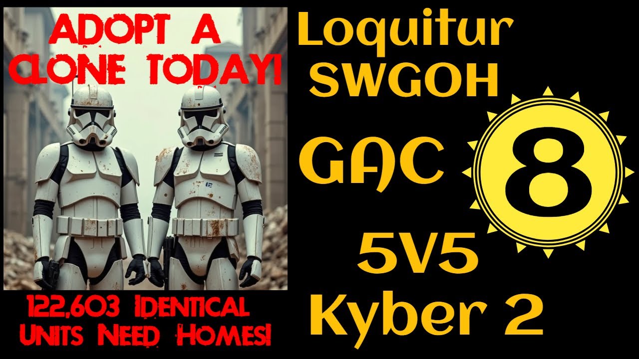 GAC 538 5v5 SWGOH: 4 GL Defense. Also: How the Law of Fives Influenced ...