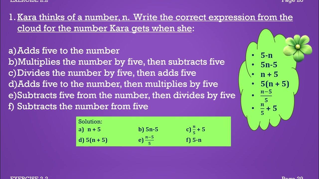 Cambridge Lower Secondary Math Learner's Book 9 Unit 2 Expressions and ...