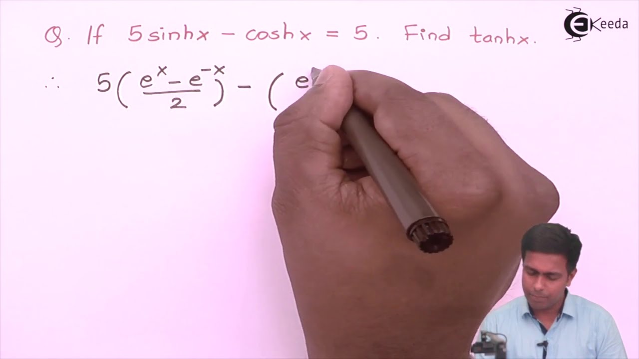 Problem 4 based on Hyperbolic functions - YouTube