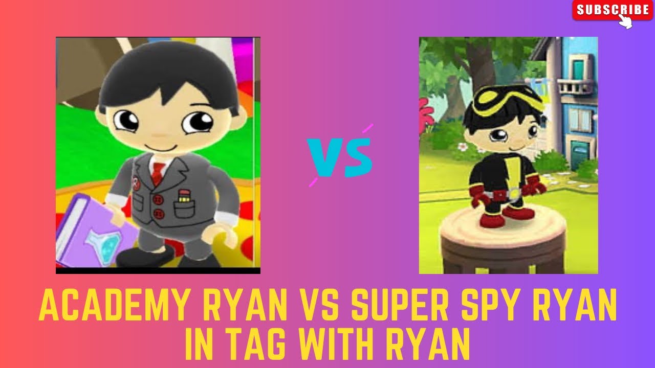 Academy Ryan vs Super Spy Ryan in Tag With Ryan - YouTube