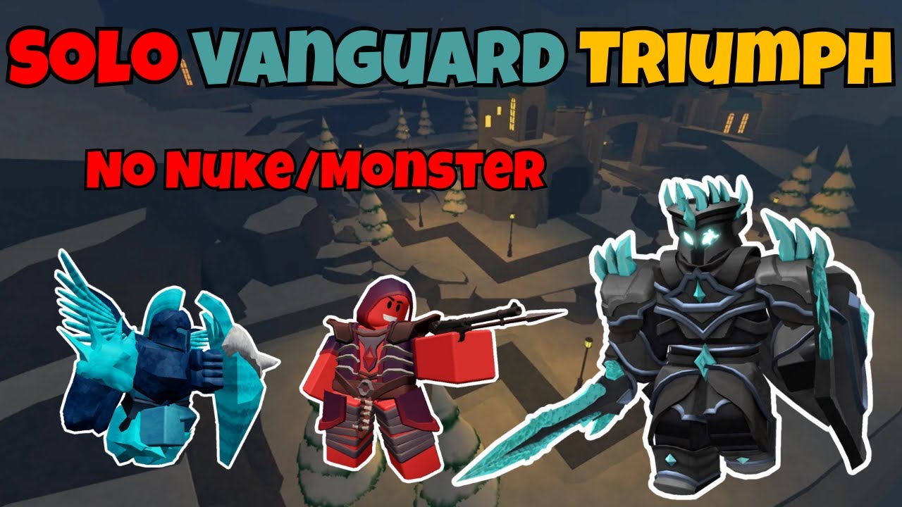 SOLO VANGUARD CHALLANGE TRIUMPH | Roblox Tower Defense Simulator - YouTube