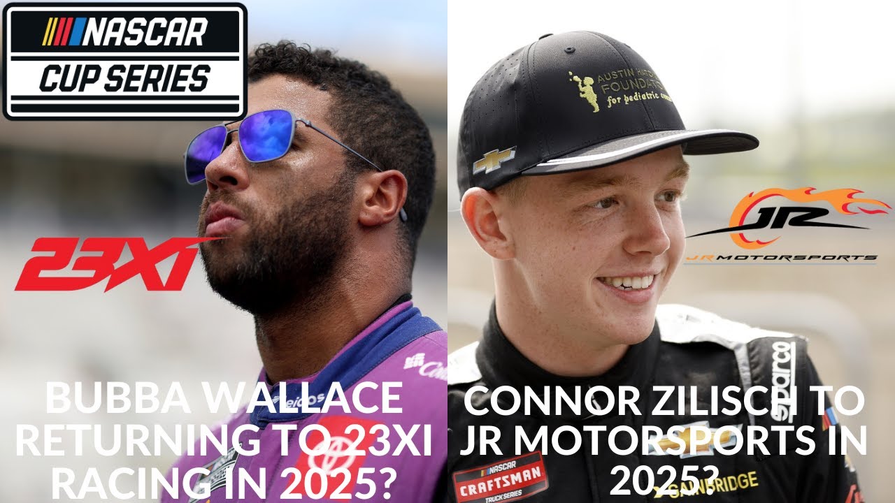 Bubba Wallace Returning To 23XI Racing In 2025? | Connor Zilisch To JR ...