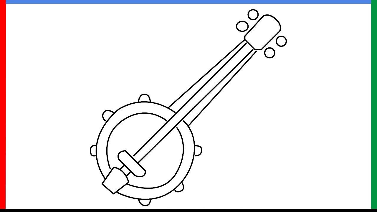 Banjo Drawing