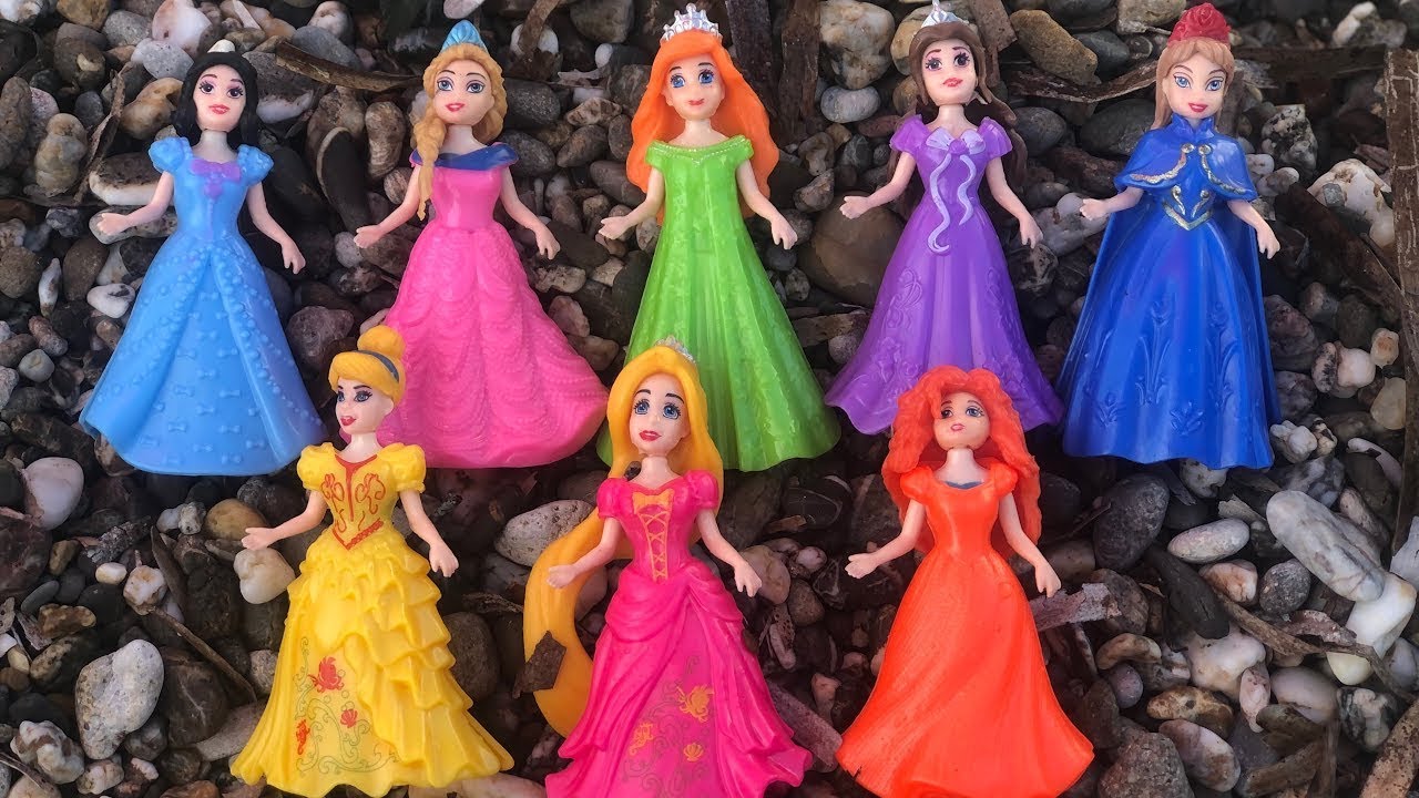 Disney Princess Doll Makeover DIY Miniature ldeas for Barbie Wig, Derss ...