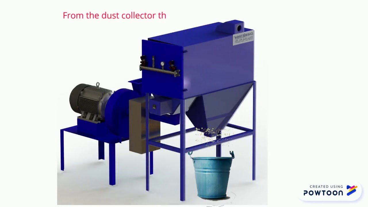 Automatic filter cleaning machine - YouTube