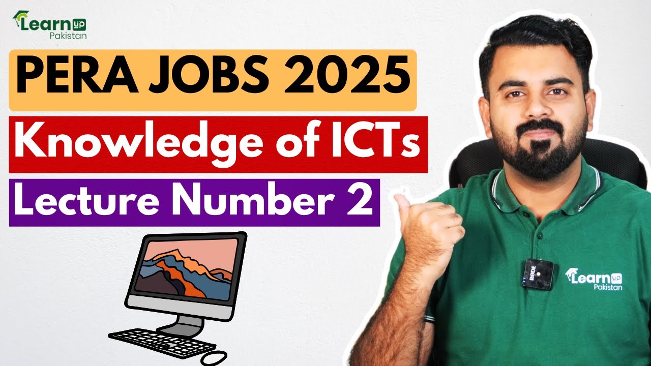 ICTS PERA LECTURE NUMBER 2 | LEARNUP PAKISTAN - YouTube
