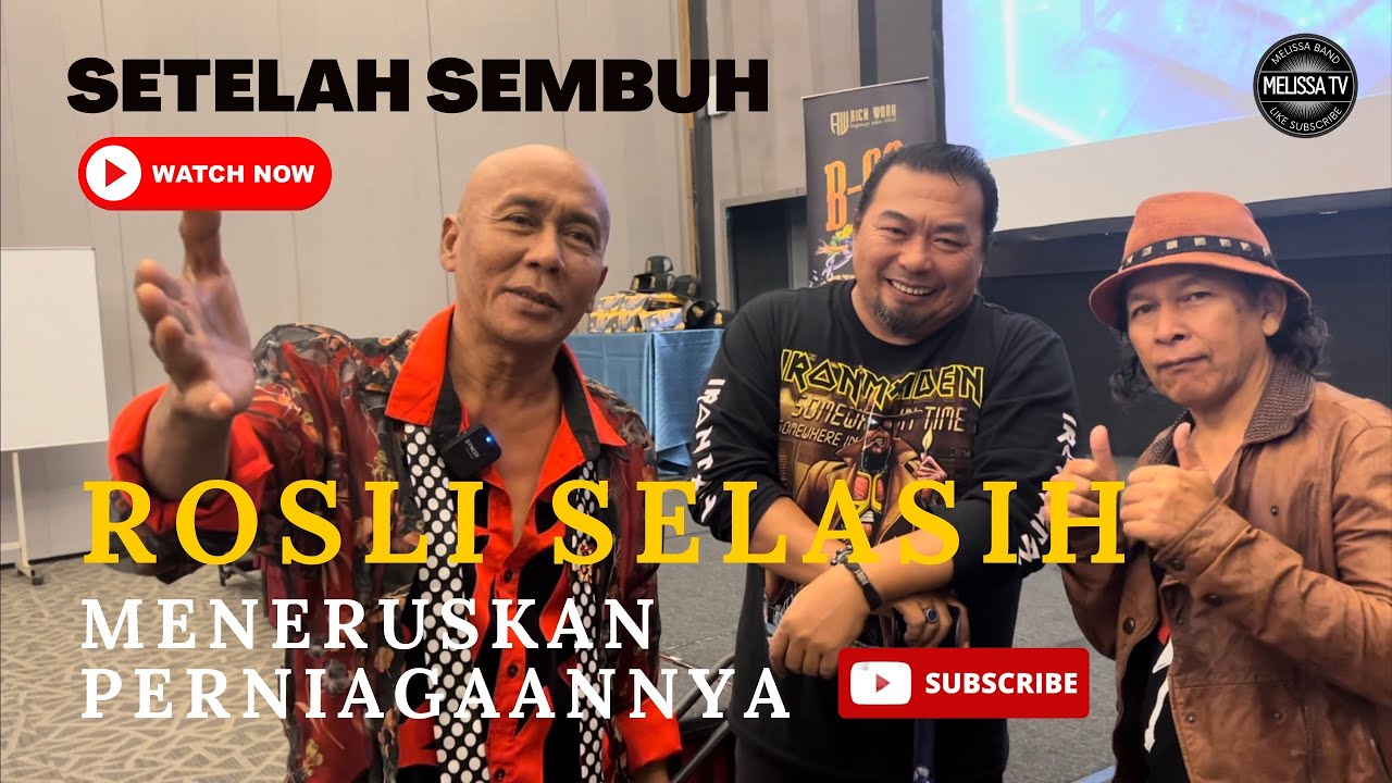 Syukur alhamdulillah, setelah sembuh Rosli Selasih meneruskan ...