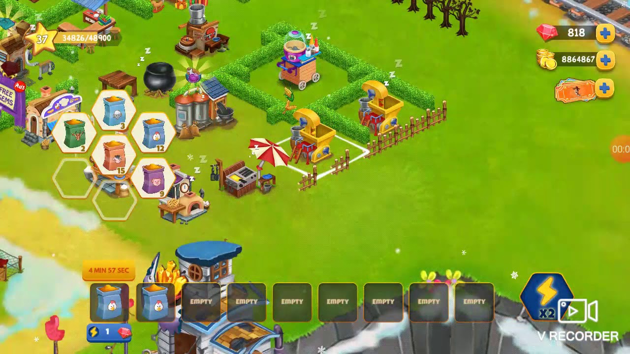 FARM DAY VILLAGE GAMEPLAY🔥||#Level37||How To Play Farm day Village ...