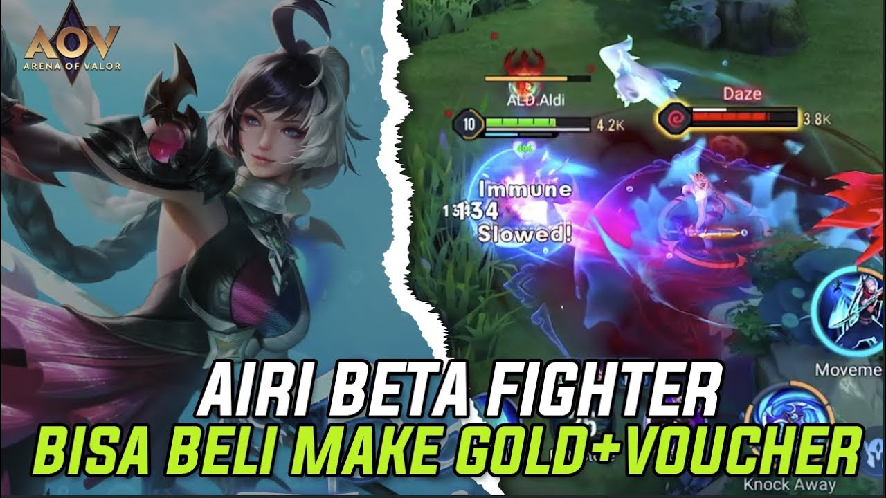 AIRI BETA FIGHTER SKIN!! PERTAMA KALINYA SKIN BISA DI BELI PAKE GOLD ...