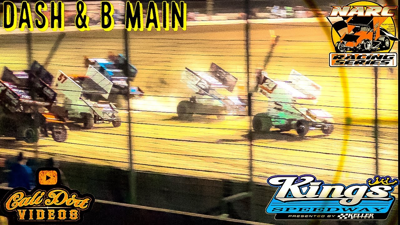 DASH & B MAIN | NARC 410 SPRINT CAR SEASON OPENER | 3rd ANTHONY SIMONE ...