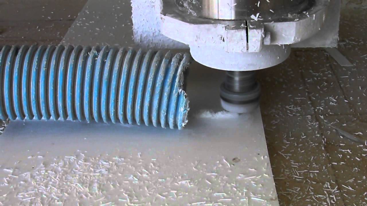 CORTE CNC Corian - YouTube