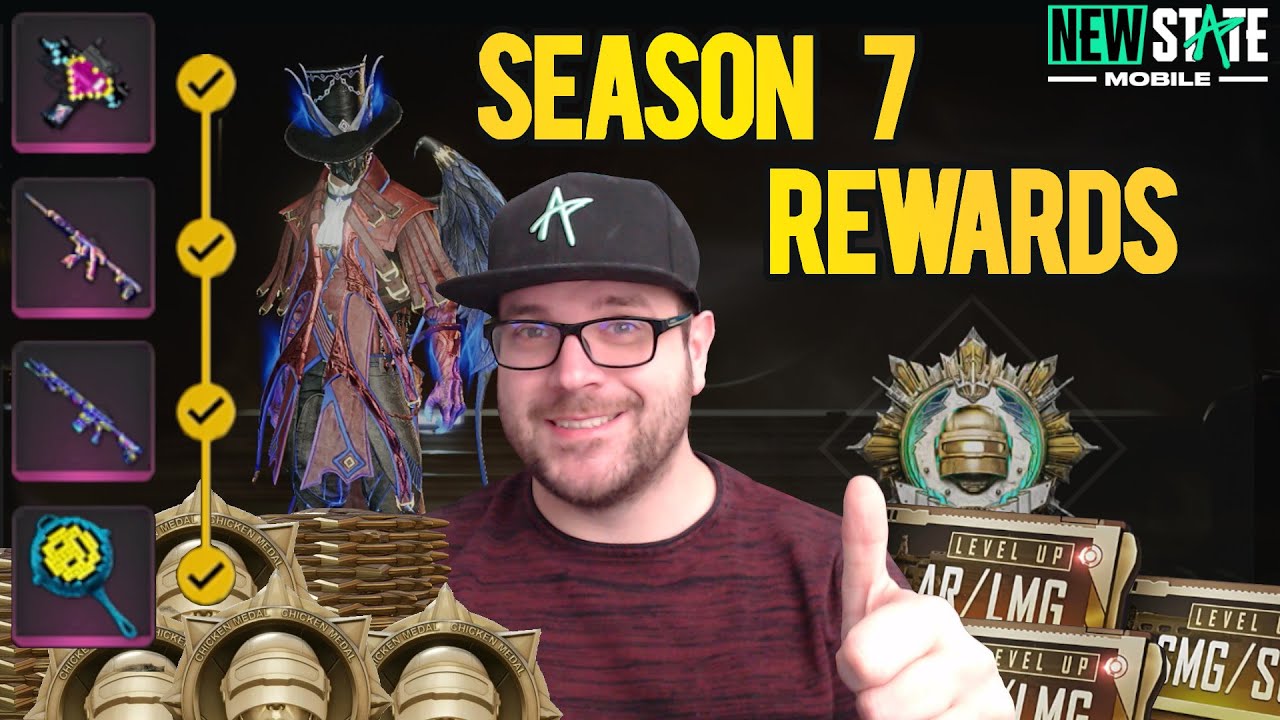 🔥SEASON 7 REWARDS! 50 Chicken Medals, 3x Tokens and more! New State ...