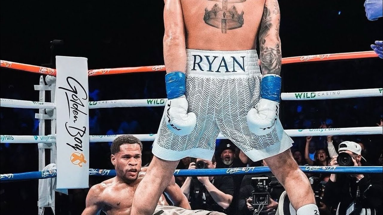 Ryan Garcia upsets Devin Haney (BEAT THE BREAKS OFF HIM) - YouTube