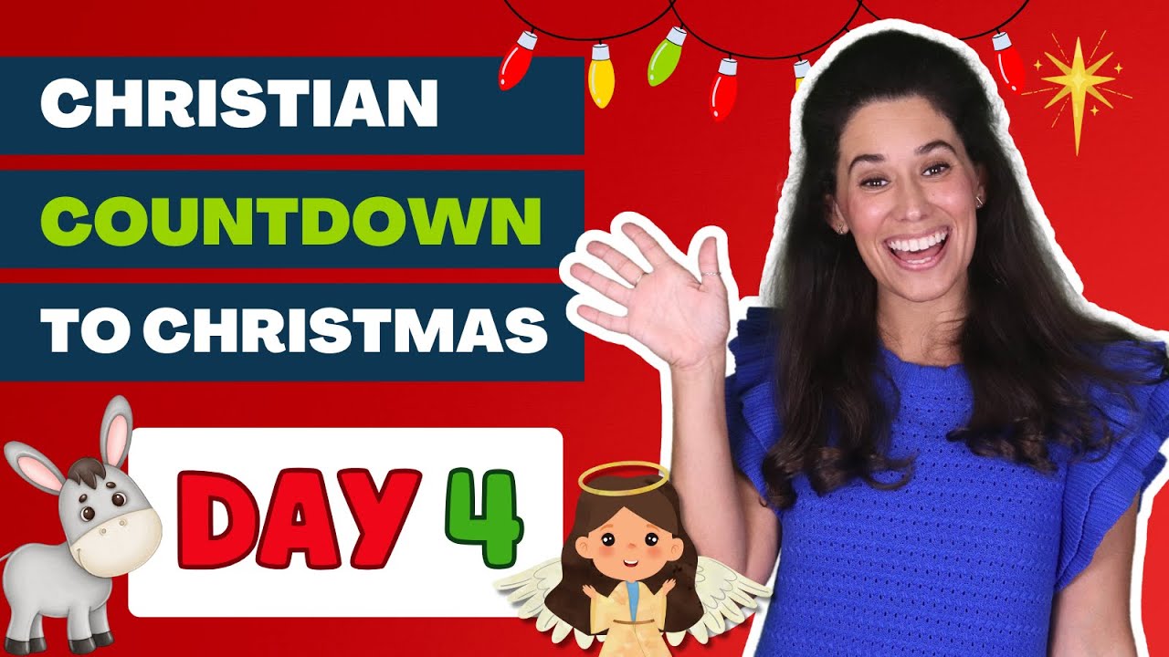 Day 4, Christian Christmas countdown, Advent calendar, Nativity for ...