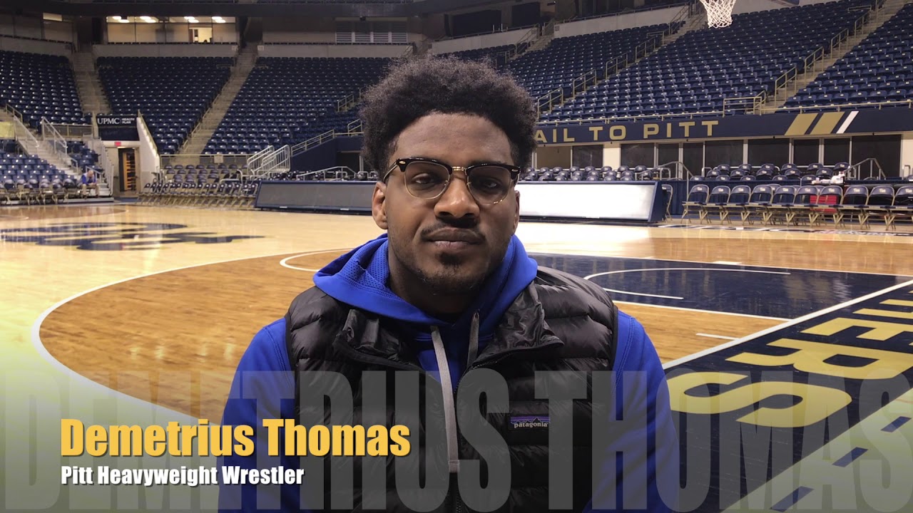 Pitt Wrestling Heavyweight Demetrius Thomas 2/19/19 | PSN - YouTube