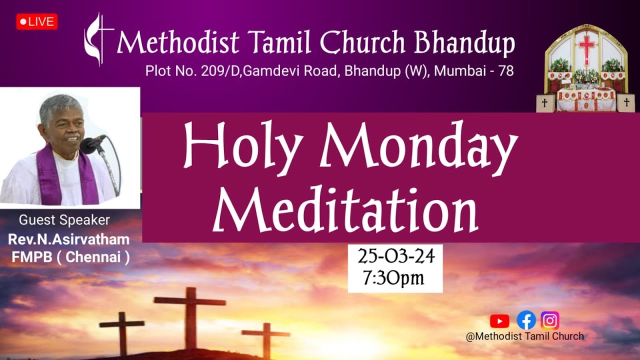 Holy Week Monday Service 2024 - YouTube