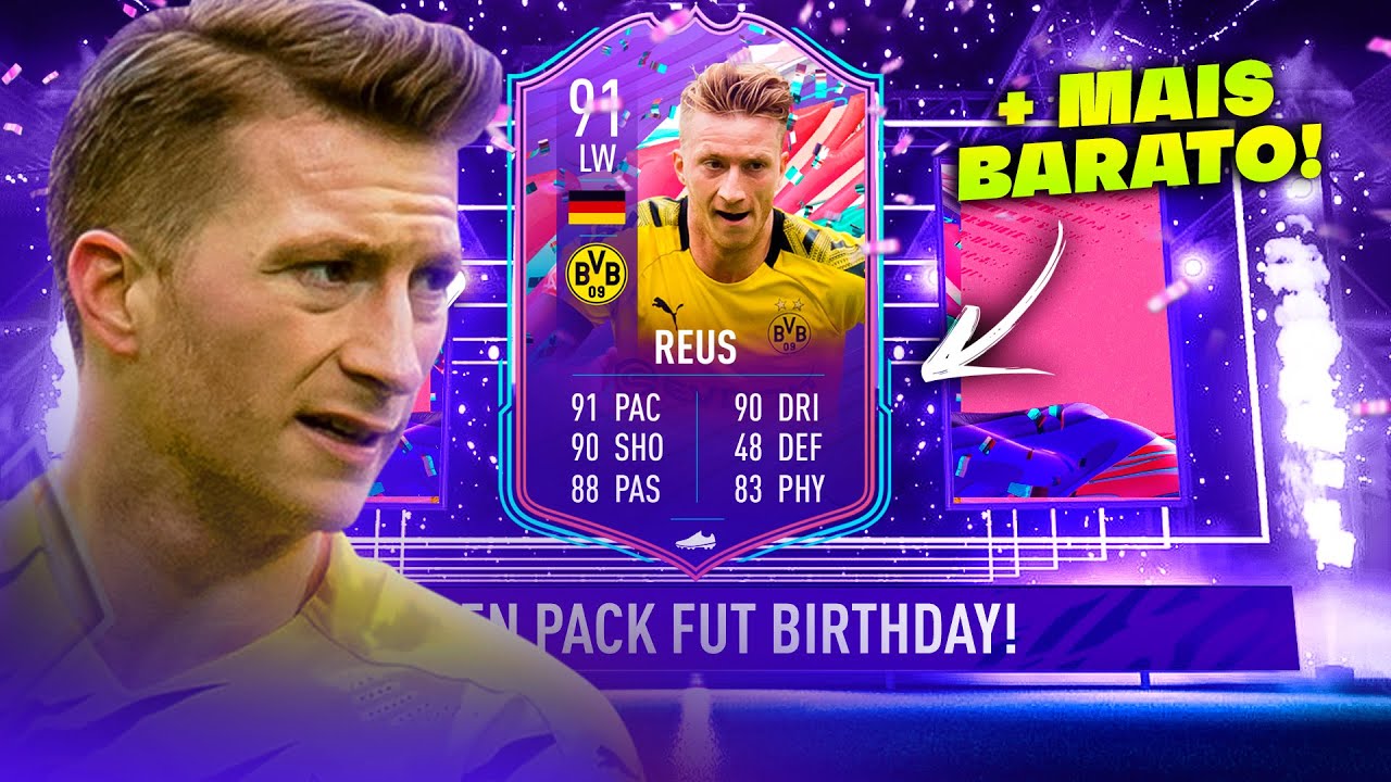SBC MARCO REUS FUT BIRTHDAY MAIS BARATO POSSIVEL, VALE A PENA? - YouTube