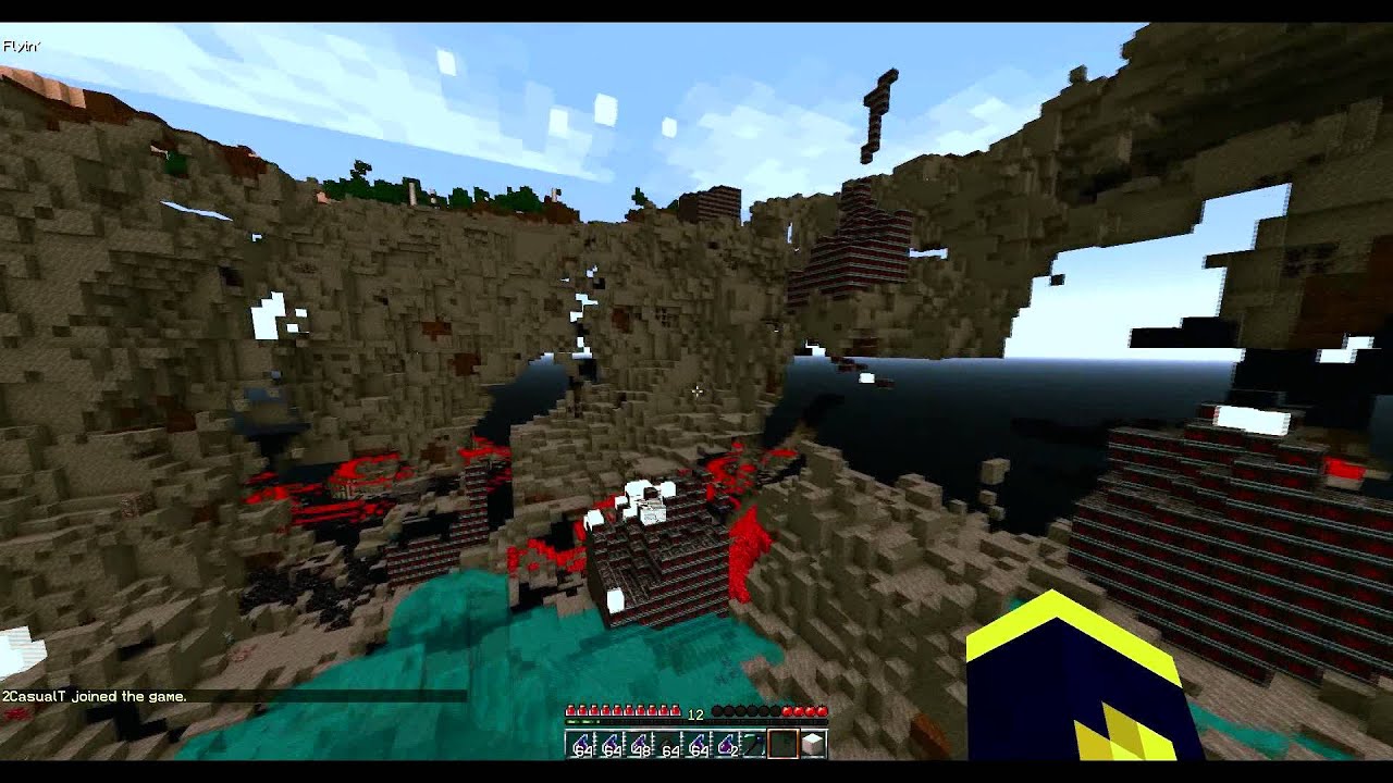 Project Genesis Minecraft Server - Fun with TNT and Voxel Sniper - YouTube