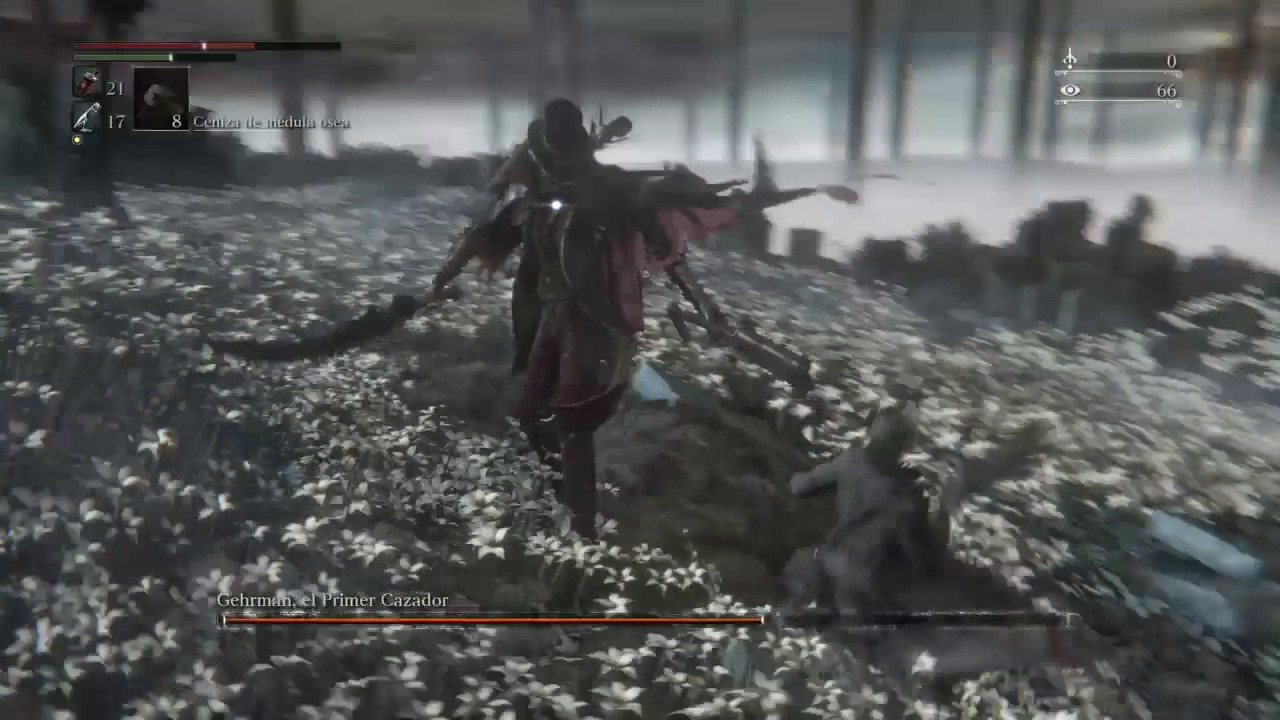 Bloodborne Gehrman boss fight - YouTube