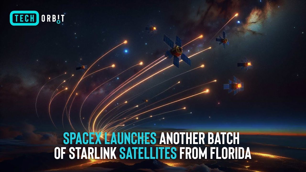 SpaceX launches another batch of Starlink satellites from Florida - YouTube