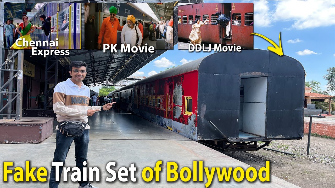 Fake Railway Station & Train Set of Bollywood Movies & Serials | Ramoji ...