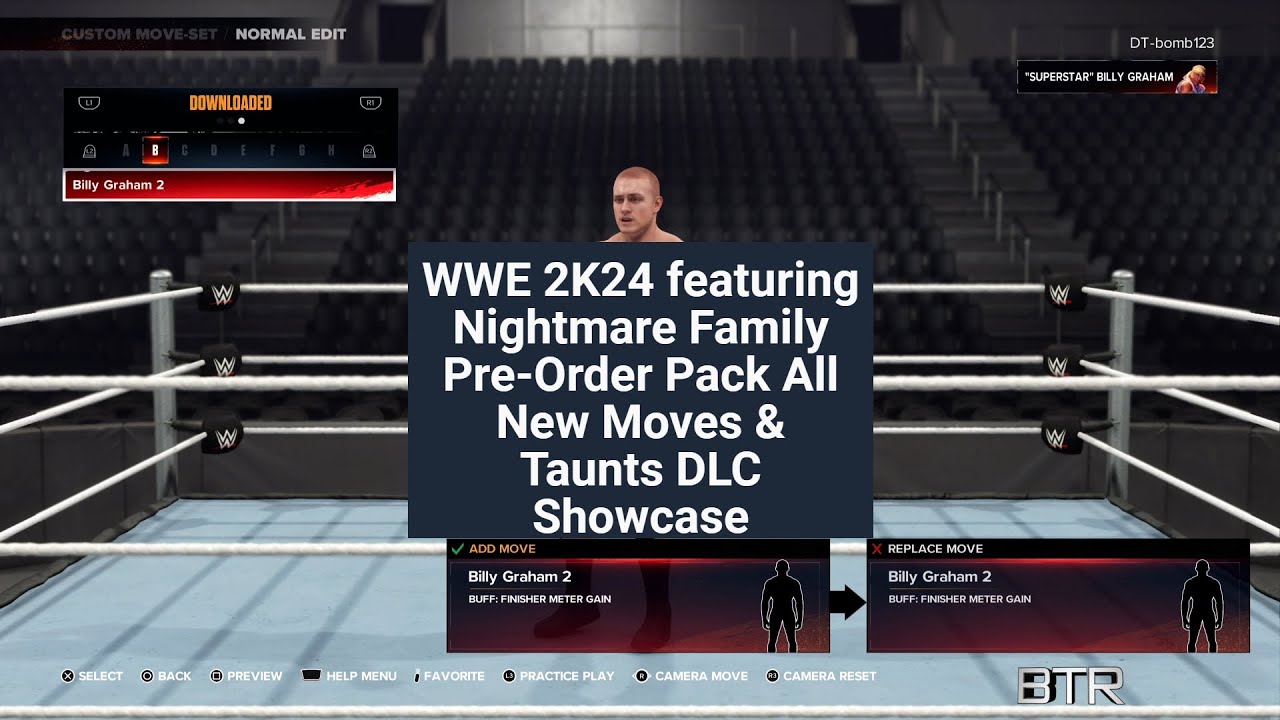 WWE 2K24 Nightmare Family Pre-Order Pack All New Moves & Taunts DLC ...