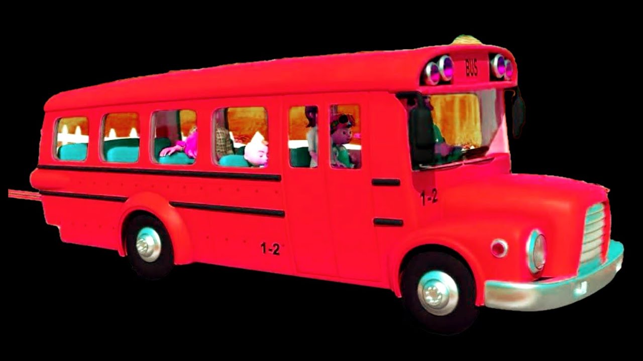 Wheels on the Bus go Round and Round Cocomelon New Effect Sounds ...