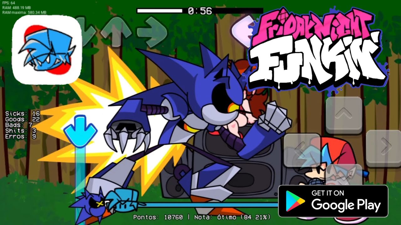 FNF Vs Mecha Sonic Mod Android - YouTube