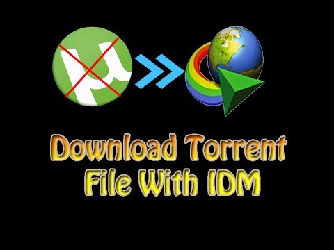 How to download Torrent file with idm | Torrent movie with IDM | Tech Geek