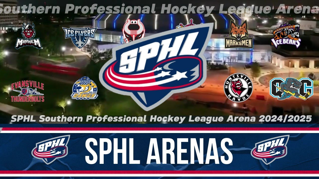 SPHL Southern Professional Hockey League Arenas 2024/25 - YouTube