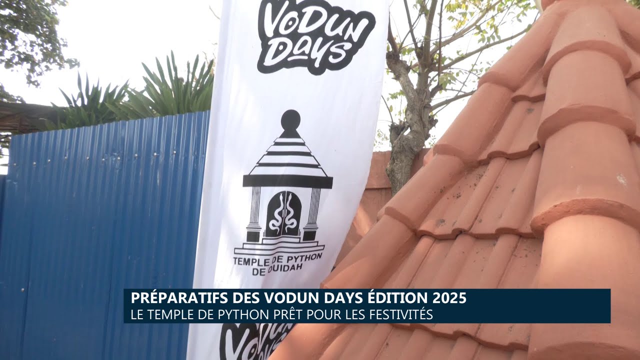Préparatifs des Vodun Days édition 2025 : Le Temple de Python prêt pour ...