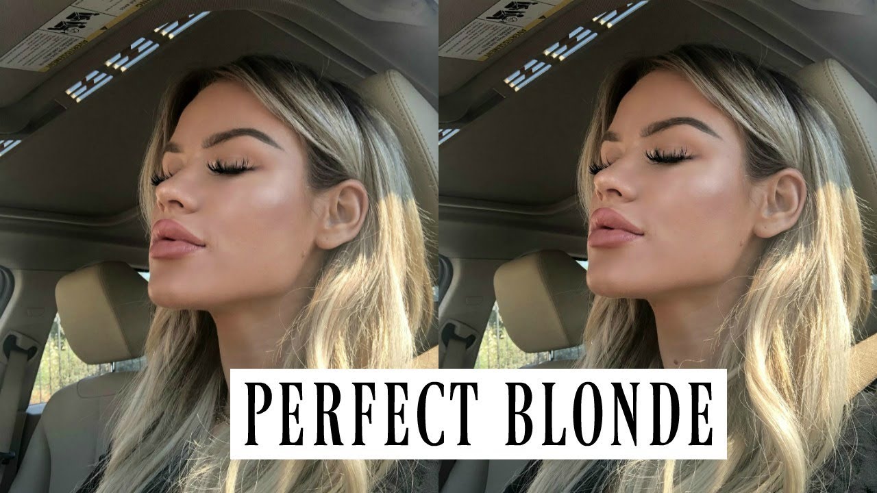 morning routine and how to get your hair the perfect blonde ...