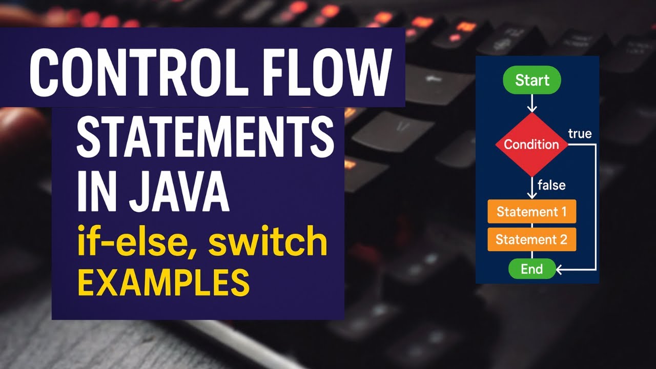 Java Control Flow Tutorial 💡| if-else vs switch for Beginners ...